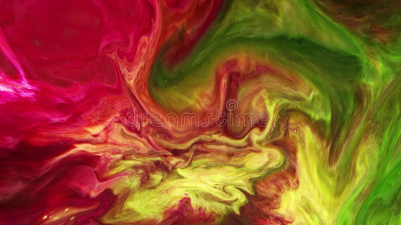 Timeless Abstract Color Paint Pattern Moving Creature Chaos Background ...