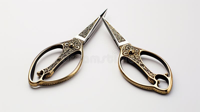 The Timeless Beauty of a Pair of Scissors Stock Illustration ...