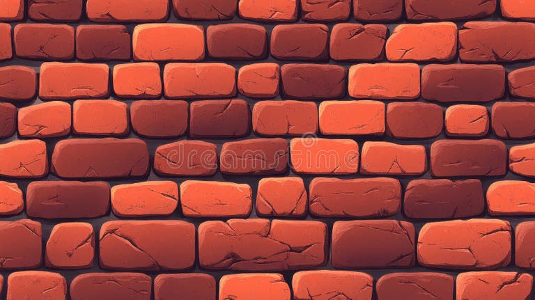 Timeless Charm, Classic Red Brick Wall with Traditional Running Bond ...