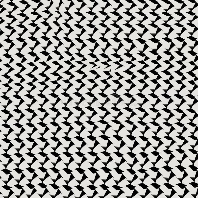 Timeless Elegance: Black and White Houndstooth Pattern Design Stock ...