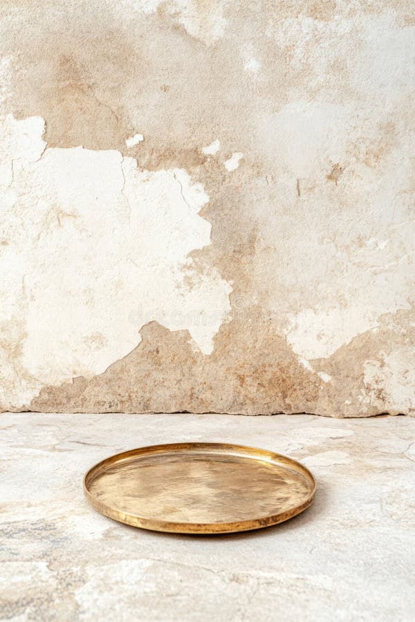 Timeless Elegance Captured As a Bronze Plate Rests Gracefully on a ...