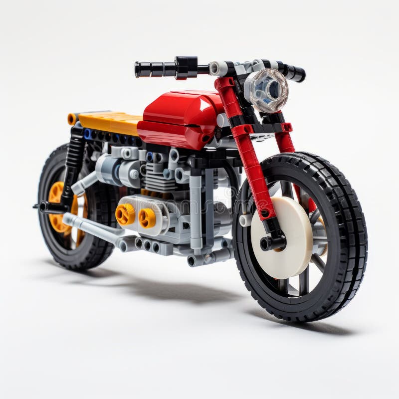 Timeless Elegance: Constructivist Inspired Lego Motorcycle Model Stock ...