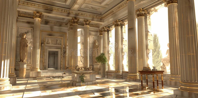 Timeless Elegance. Interior Design Inspired by Ancient Greek Temples ...