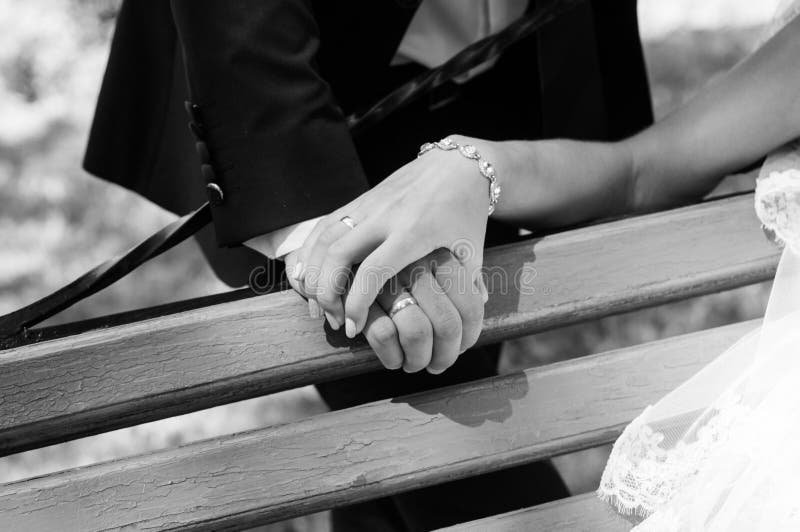 A Timeless Expression of Love: the Interlocking Hands of a Newlywed ...