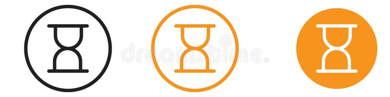 Timeless Hourglass Icon for Time Management and Productivity Graphics ...