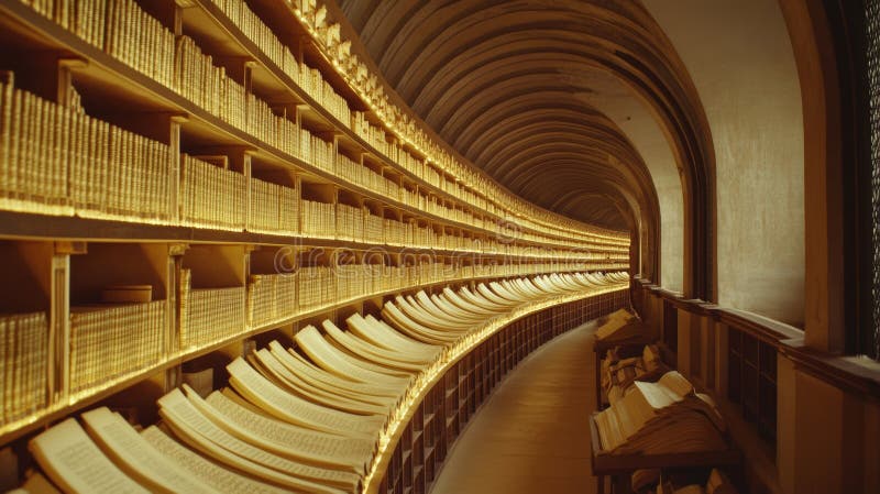 Timeless Knowledge a Historical Library Background with Vintage Books ...