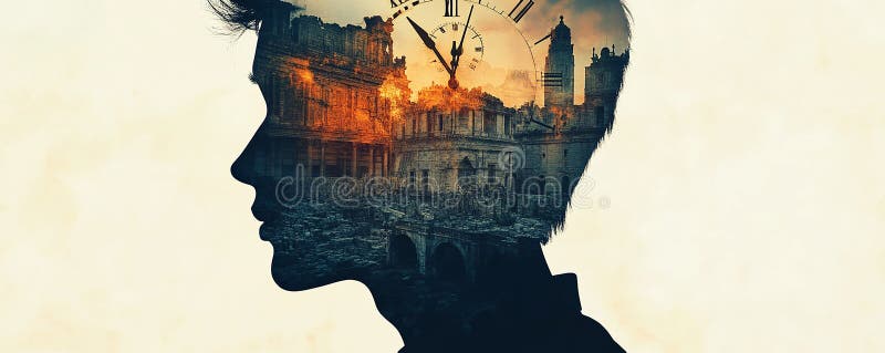 Timeless Minds: a Fusion of History and Human Consciousness Stock ...