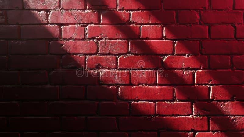 A Timeless Red Brick Wall in a Rustic Design, Displaying Natural ...