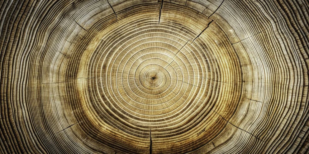 A Timeless Tapestry of Nature Minimalist Aged Background with Intricate Tree Ring Patterns for ...