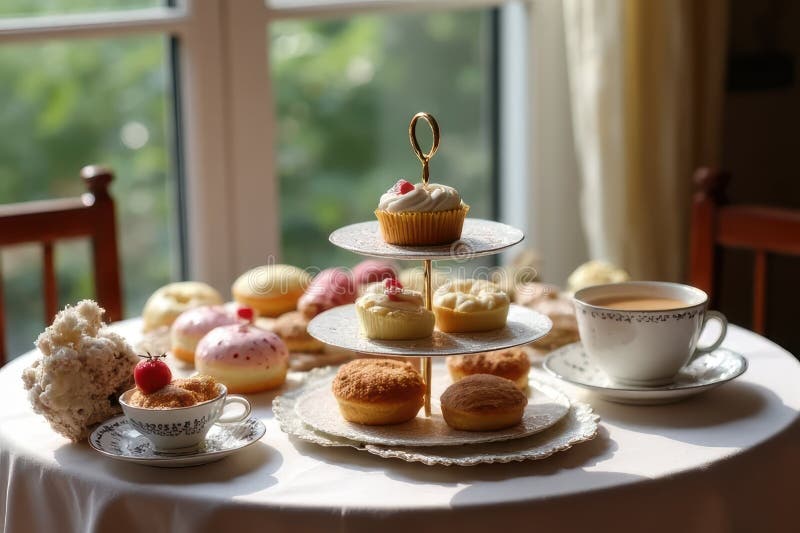 Timeless Tea Gathering Events Stock Illustration - Illustration of ...