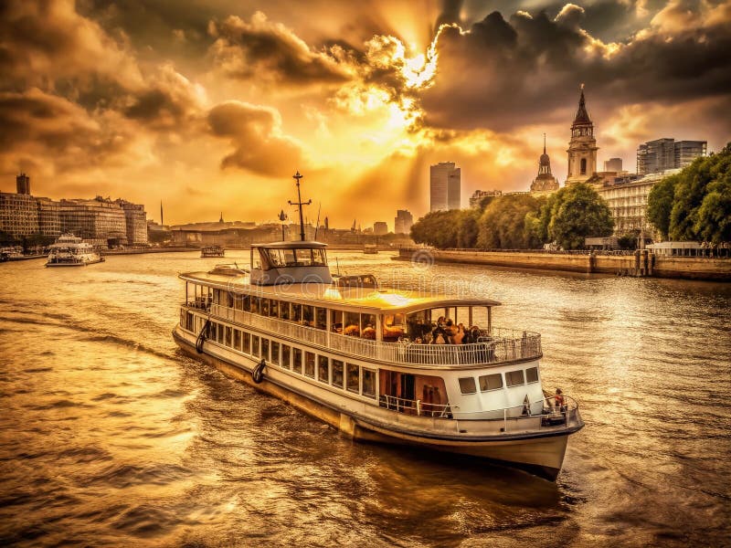 A Timeless Thames Clipper Capturing the Majestic Celestial Clipper on ...