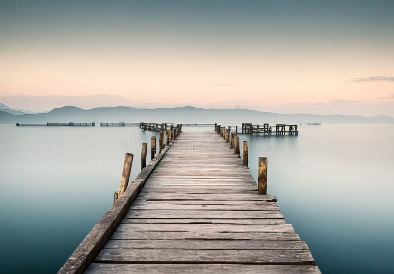 Timeless Tranquility: Capturing the Peace and Beauty of an Ancient Pier ...