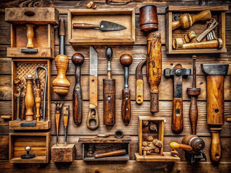 A Timeless Treasury of Vintage Woodworking Tools Explore a Panoramic ...