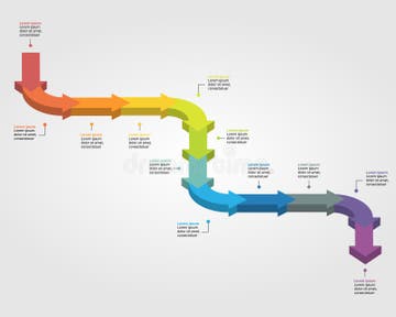 Timeline Arrow Chart Template for Infographic for Presentation for 12 ...