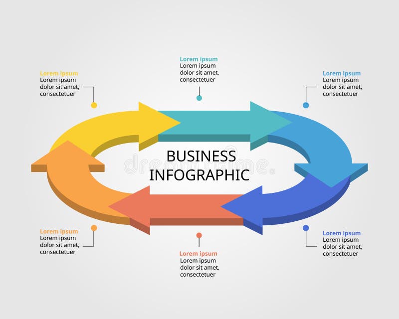 Timeline Arrow Circle Chart Template for Infographic for Presentation ... Timeline Arrow Circle Chart Template for Infographic for Presentation ...