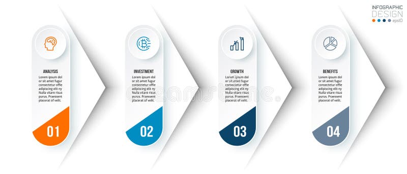 Timeline Chart Business Infographic Template Stock Vector ...