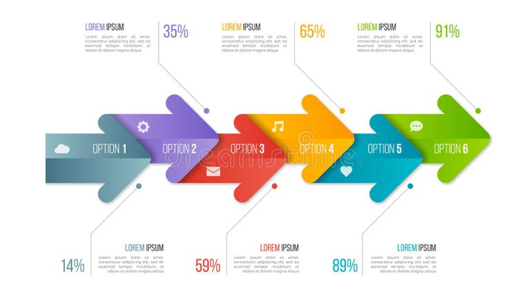 Timeline Process Flow Arrows Stock Illustrations – 1,256 Timeline ...