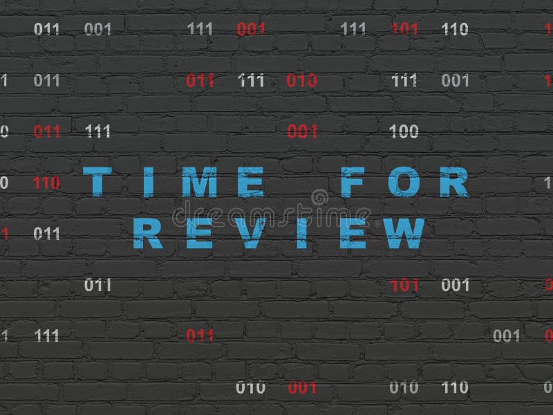 Time for review stock illustration. Illustration of activity - 28494727