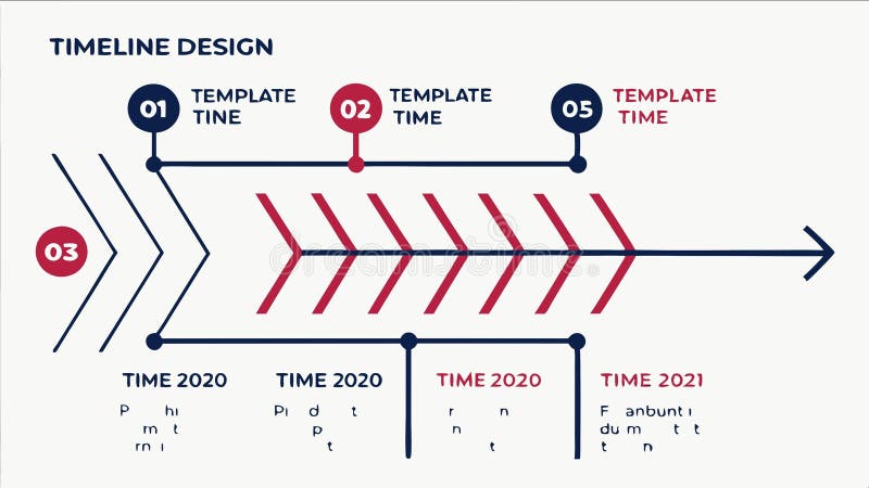 Project Schedule Year Chart, Overview Planning Timeline Vector Diagram ...