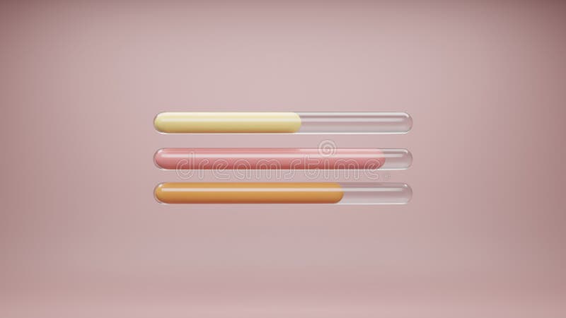 Timeline Difference Slide 3d Rendering. Stock Illustration ...