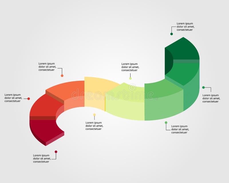 Timeline Step Chart Template for Infographic for Presentation for 8 ...
