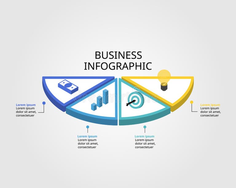 Timeline Half Circle Chart Template for Infographic for Presentation ...