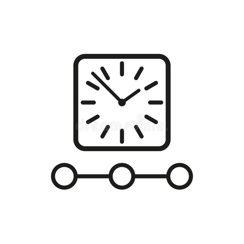 Timeline Icon. Vector Illustration. EPS 10 Stock Vector - Illustration ...
