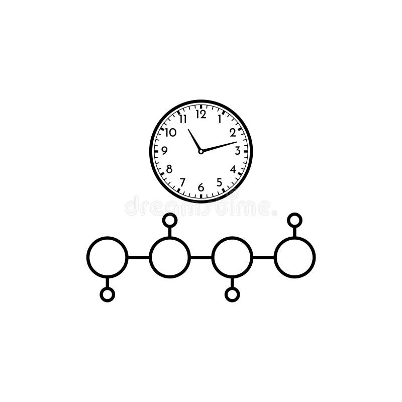 Timeline Icon for Web Design Isolated on White Background Stock Vector ... Timeline Icon for Web Design Isolated on White Background Stock Vector ...