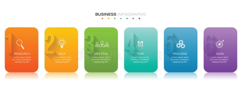 Timeline Infographic Design Element and Number Options. Business ...