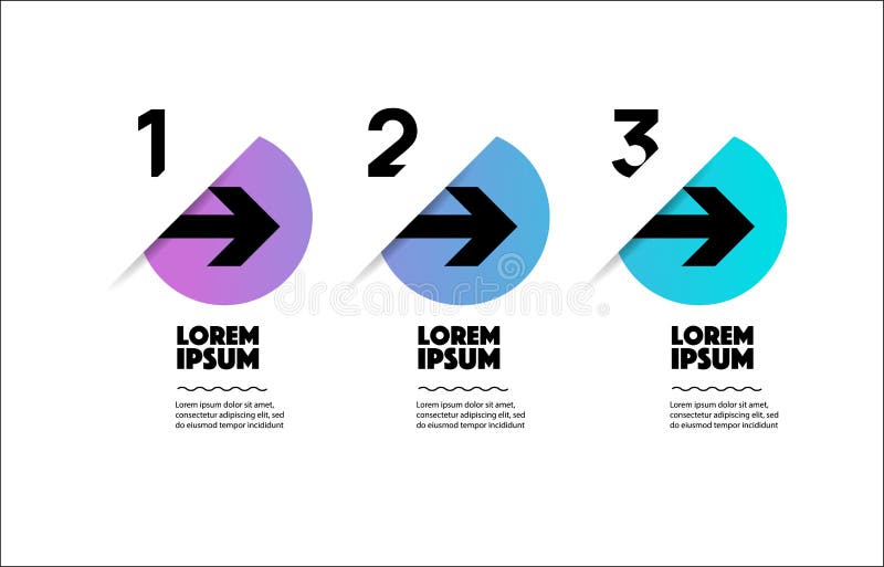 Options 1 2 3 One Two Three Choice Best Decision Stock Illustration ...