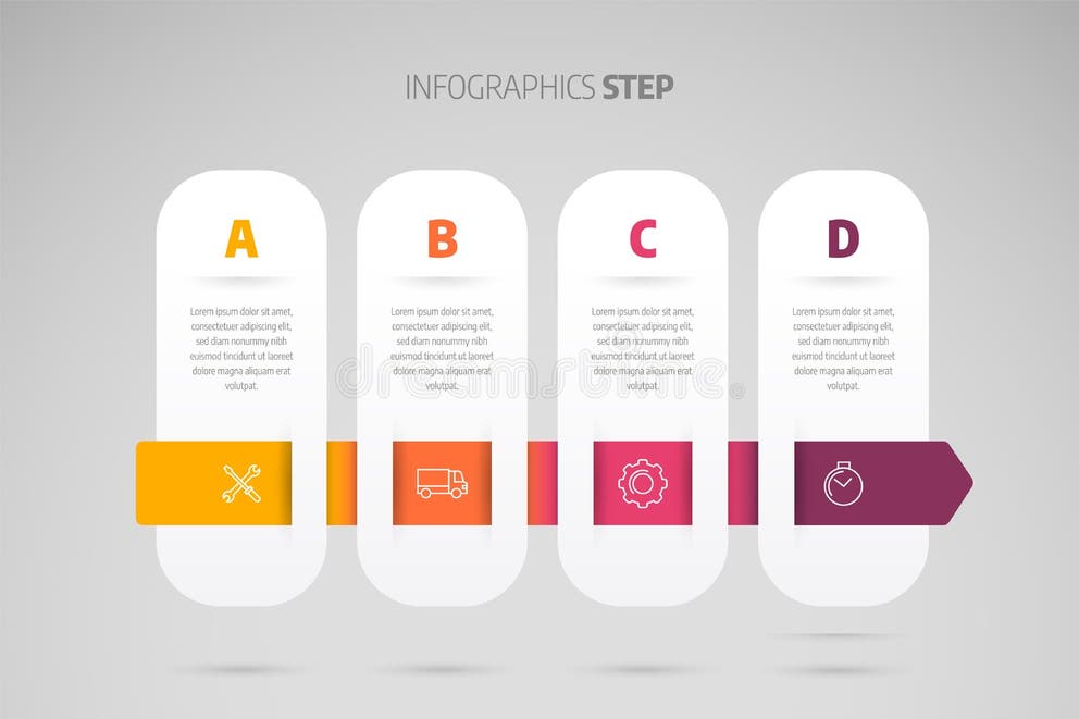 Timeline Infographic Design or Process Chart. Business Data. Stock ...