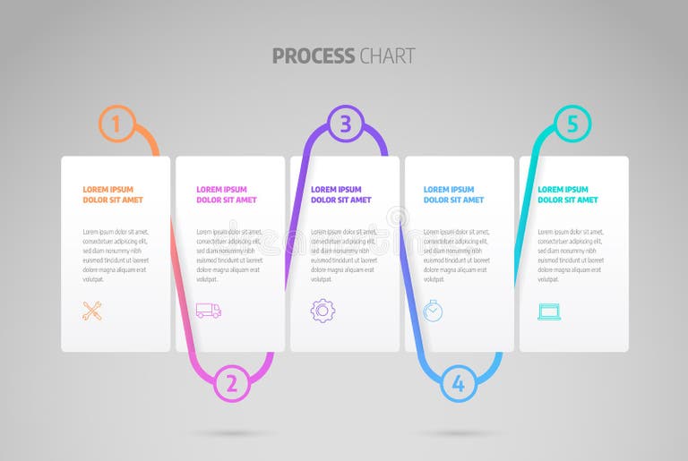 Timeline Infographic Design or Process Chart. Business Data. Stock ...