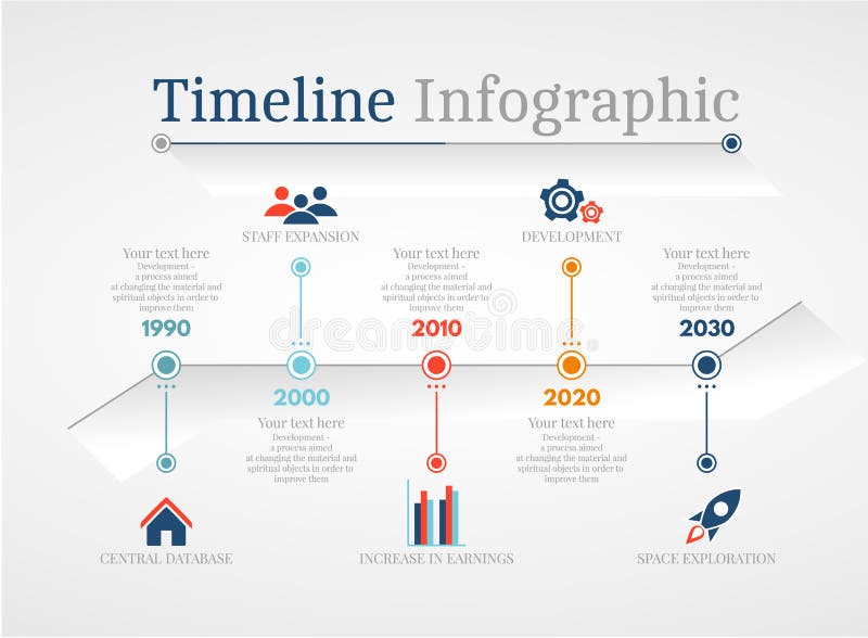 Timeline Infographic Design Templates # 1 Stock Vector - Illustration ...