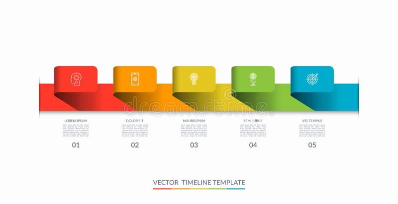 Timeline Infographic Elements. Can Be Used for Web, Diagram, Chart ...
