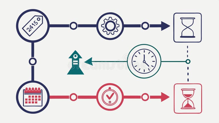 Timeline Infographic Elements, Process Steps, Flow Chart, Business ...
