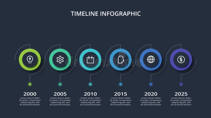 Timeline Infographic Design Vector and Marketing Icons for Workflow ...