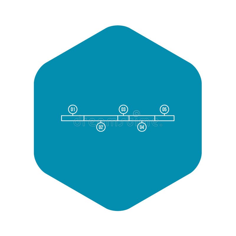 Timeline Infographic Icon, Simple Style Stock Vector - Illustration of ... Timeline Infographic Icon, Simple Style Stock Vector - Illustration of ...