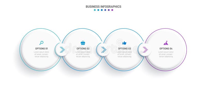 Timeline Infographic with Infochart. Modern Presentation Template with ...