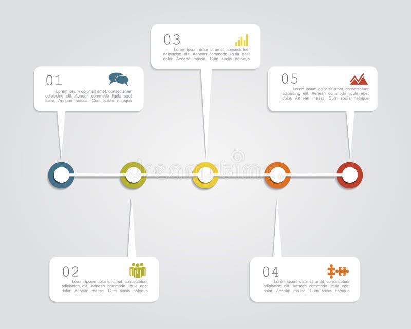 Timeline Infographic Layout Template. Vector Stock Vector ...
