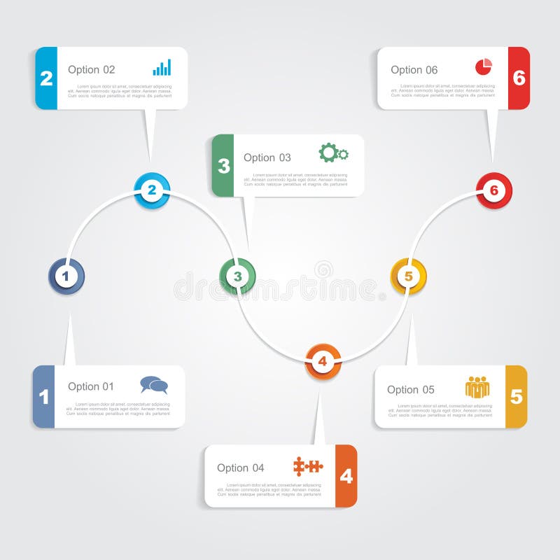 Timeline Infographic Layout Template. Vector Stock Vector ...