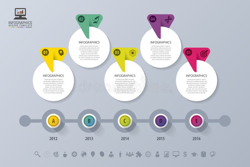 Timeline Infographic. Modern Design Template Stock Vector ...