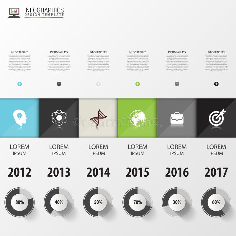 Timeline Infographic. Modern Design Template Stock Vector ...
