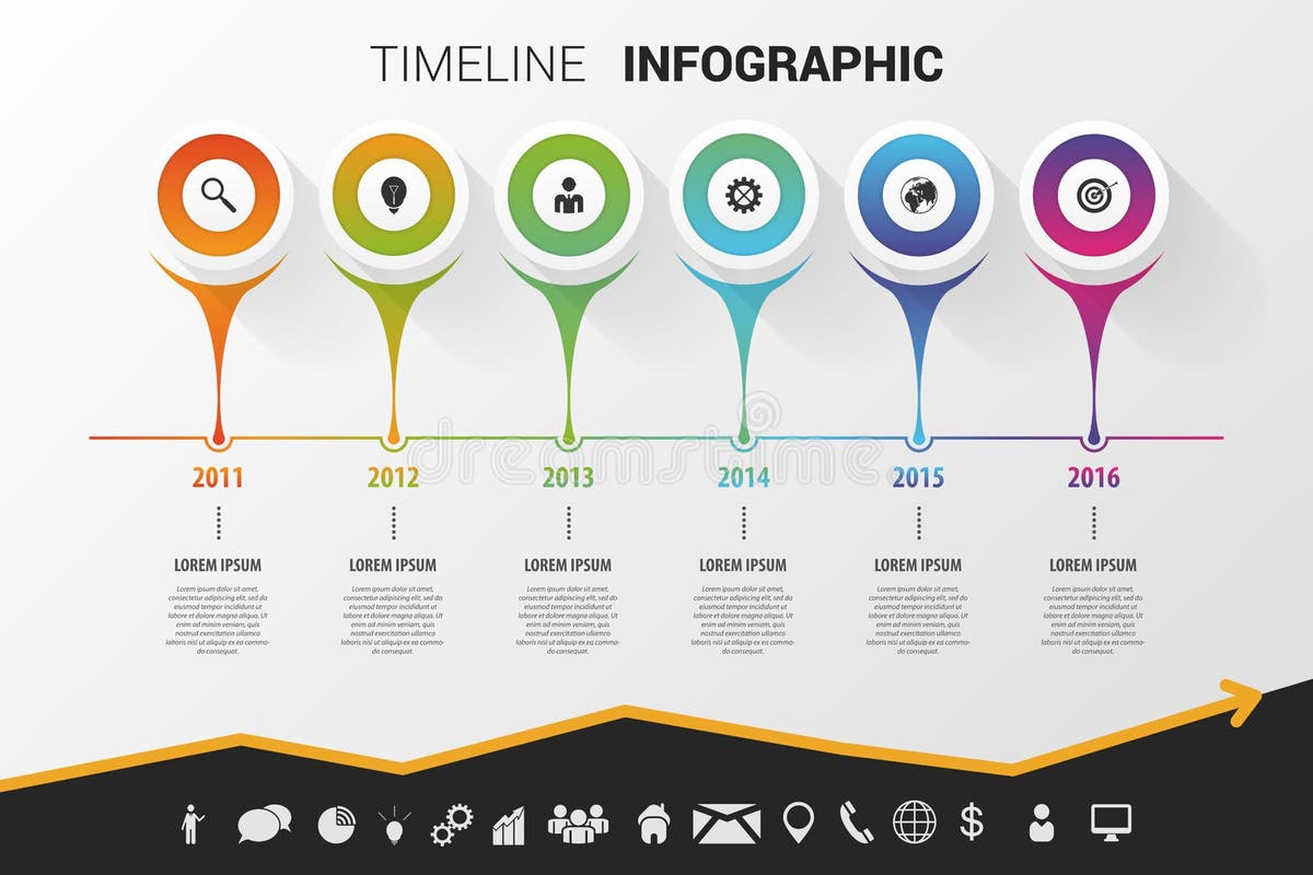 Rainbow Timeline Stock Illustrations – 538 Rainbow Timeline Stock ...