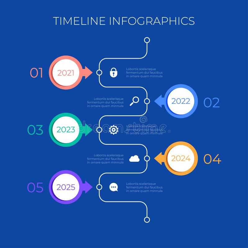 Timeline Infographic Tools Business Template, Can Be Used for ...