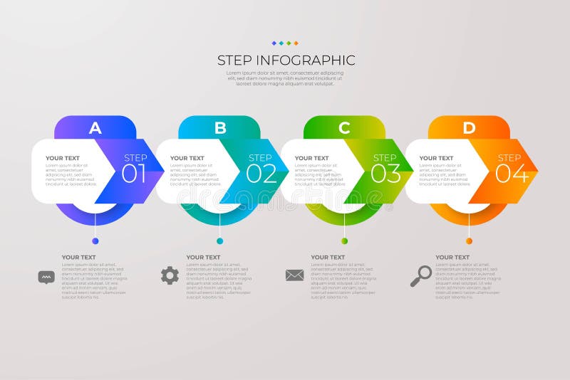 Creative Steps Collection Colorful Business Infographic Template, Can ...