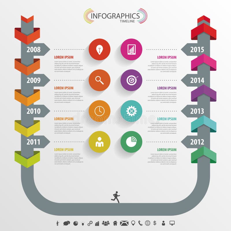 Infographic Design Circles On The Grey Background. Vector Illustration ... Infographic Design Circles On The Grey Background. Vector Illustration ...