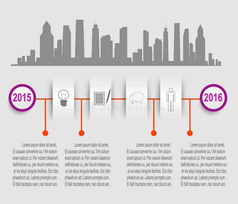 Timeline Infographics Design Stock Vector - Illustration of graphic ...