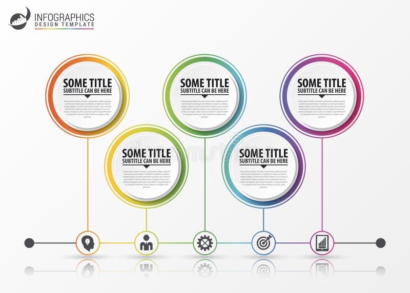 Timeline Infographics. Modern Design Template Stock Illustration ...