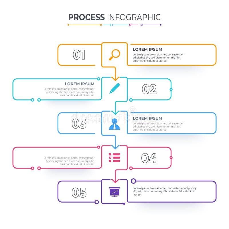 Timeline Infographics Template. Milestone or Process Diagram Concept ...