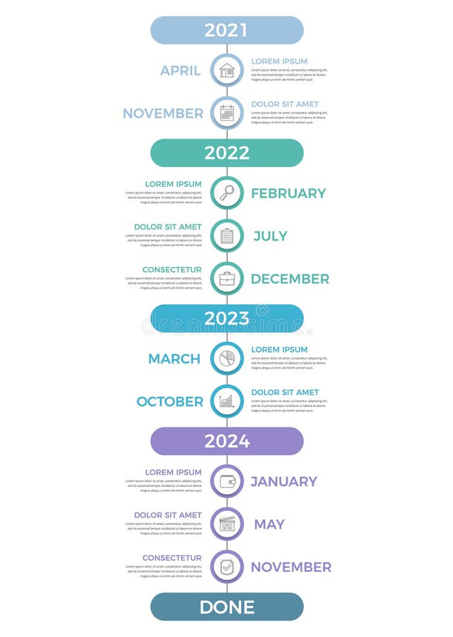 Timeline Infographics stock vector. Illustration of layout - 275232229